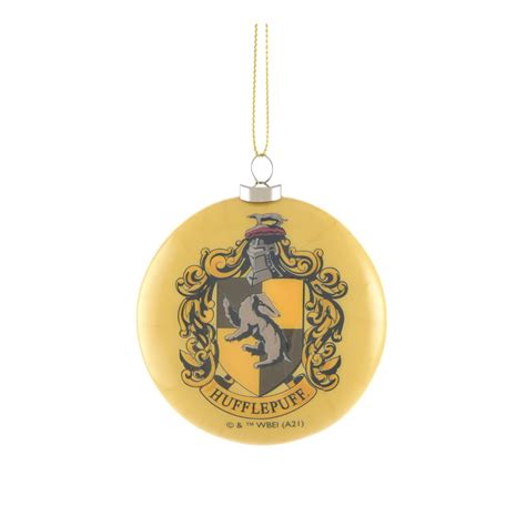 Harry Potter Set Of 4 Flat Baubles Hogwarts Houses Horgans Of Blarney