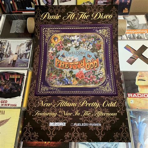 Panic At The Disco ‘pretty Odd Poster 11 X 17 Depop