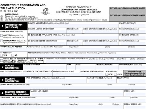 Ct Vehicle Registration