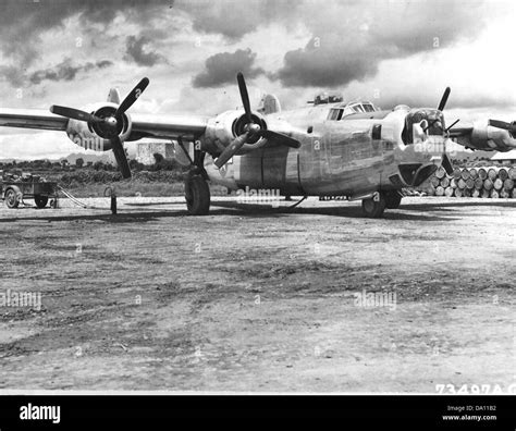 The B 24j Liberator 44 4085 Operated By The 436th Bomb Squadron Of The