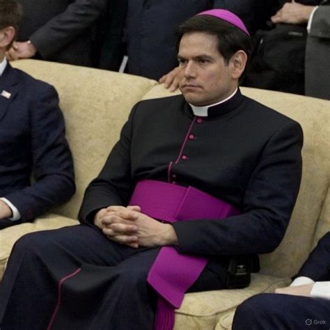 Marco Rubio Discovering That He Now Is In Charge Of The Latin Mass