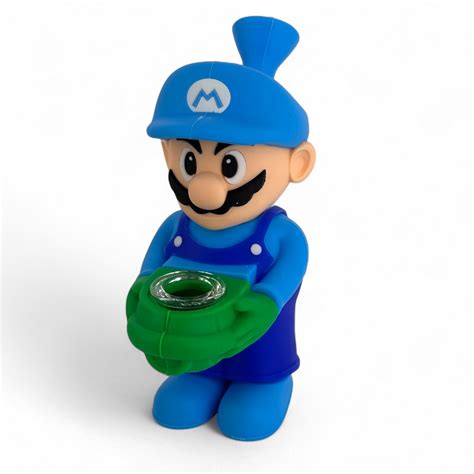 420 Silicone Character Pipe Mario [5 9″ 15cm]