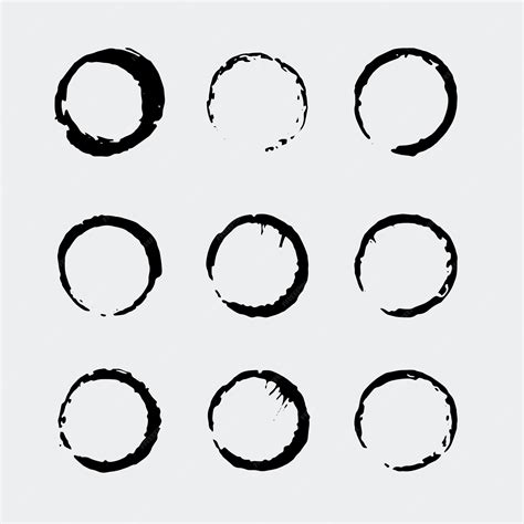 Premium Vector Circular Wine Stains