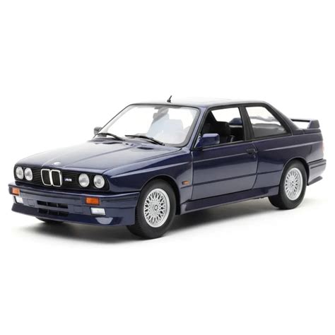 Minichamps 118 Bmw 1987 E30 M3 Black Resin Model Car Stk Model Car