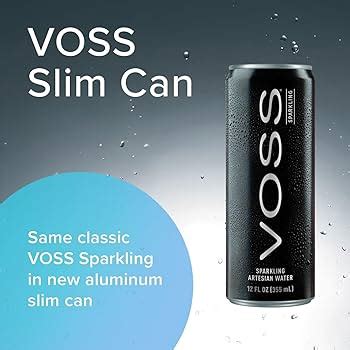 Voss Sparkling Water Glass Bottles Voss Artesian Sparkling Water Cans