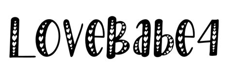 Love Babe4 Font