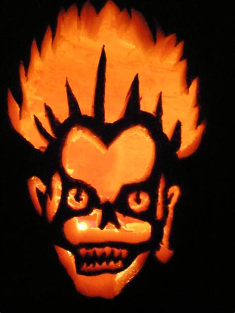 Ryuk Pumpkin By Shadowfox012 On Deviantart