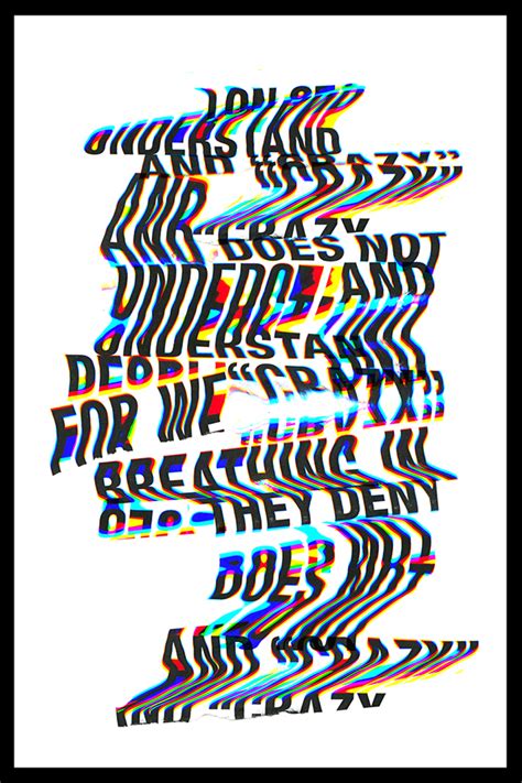 Warped Type Posters On Behance