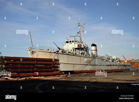 Hms Bronington Is A Ton Class Minesweeper Of The Royal Navy Launched