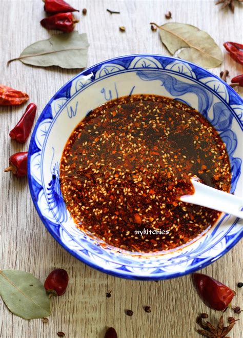 Cách Làm Sa Tế ớt Chưng Trung Hoa 2 Chinese Chili Oil My Kitchies Bếp Á Âu