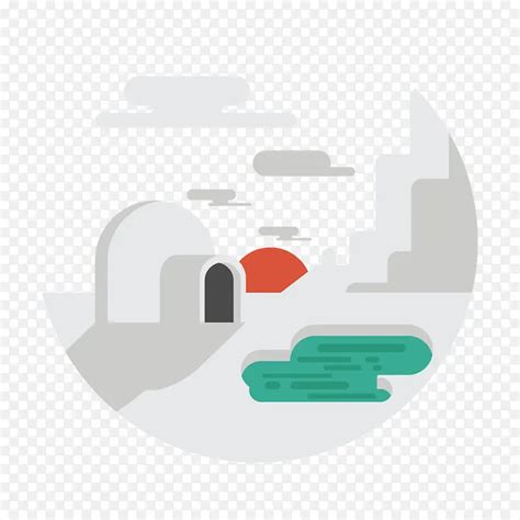 灰色几何风光png图片素材下载图片编号ylogemmq 免抠素材网