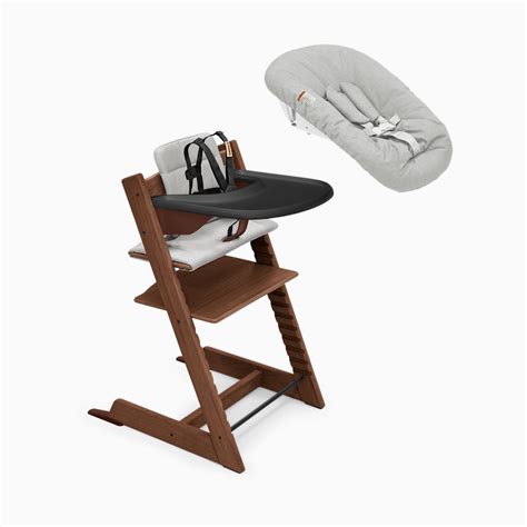 Stokke Tripp Trapp High Chair Complete² Newborn Set Oak Warm Brown