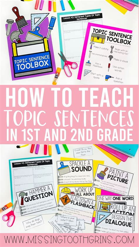 How To Teach Topic Sentences In Primary Grades Artofit
