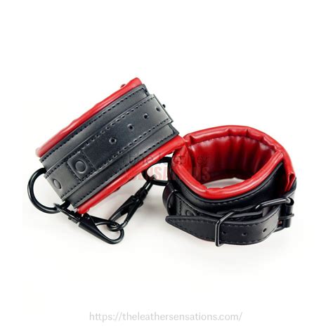 Leather Bondage Cuffs Durable Bdsm Wrist Restraints