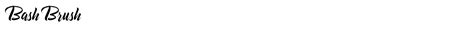 Bash Brush Font Webfont And Desktop Myfonts