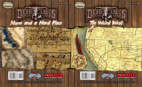 Deadlands Stone And A Hard Place Poster Map Pinnacle Entertainment Group