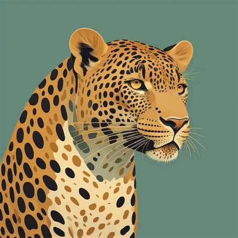 Premium Ai Image Cheetah Illustration