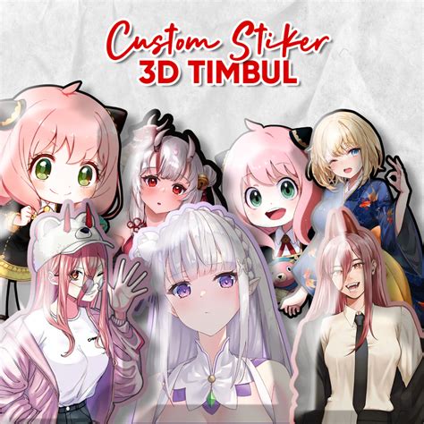 Jual Stiker Emblem D Timbul Custom Karakter Stiker Anime Resin Shopee Indonesia