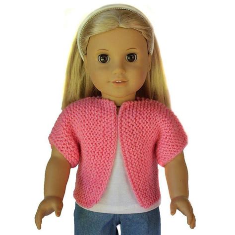 Beginner Knit Jumper For 18 Inch Dolls Knitting Pattern By Doll Tag
