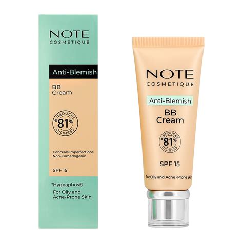 Крем тональный для лица `NOTE` ANTI-BLEMISH BB CREAM для проблемной ...