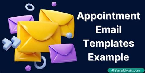 Appointment Email Templates Example And Format