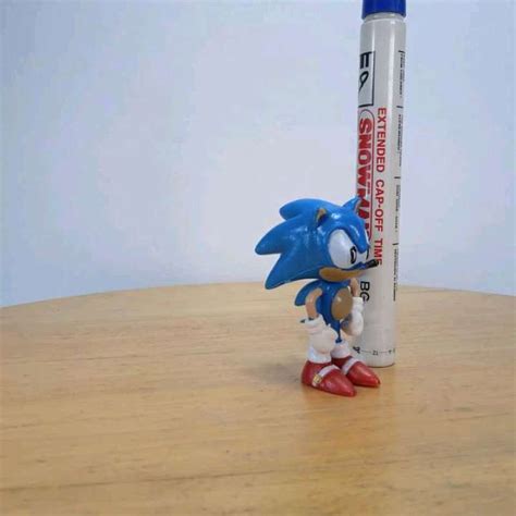 Jual Mainan Action Figure Mini Sonic Biru Blue Sonic The Hedgehog