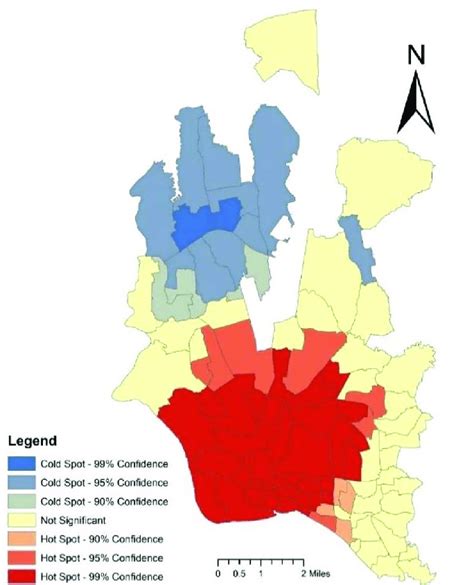 Geographic Extents Of Significant Local Patterns Of Spatial
