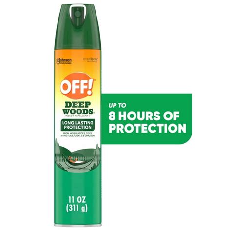 Off Insect Repellent Aerosol Dry Non Greasy Bug Spray With Long
