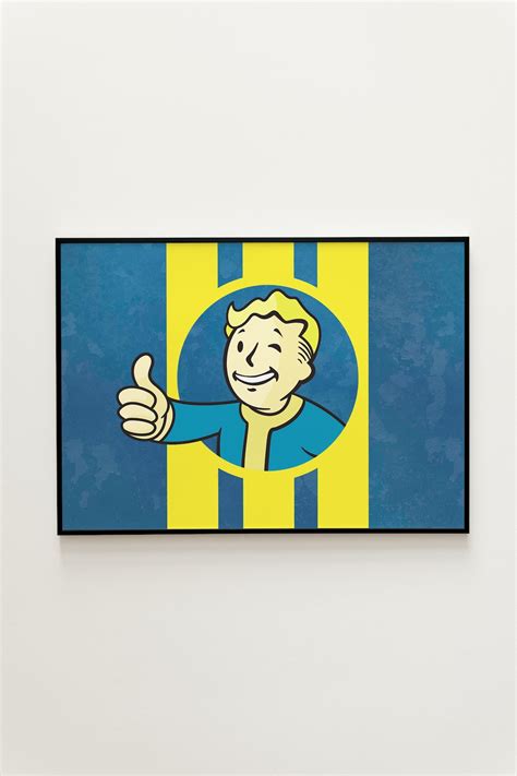 Fallout Vault Boy Poster Vault Tec Gaming Poster Fallout Poster New