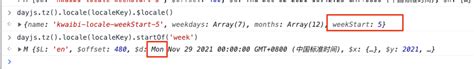 Timezone Disable WeekStart When Locally Change Issue Iamkun Dayjs GitHub