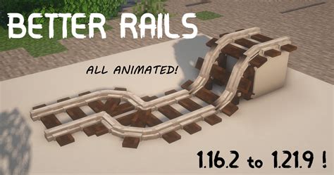 Better Rails Minecraft Resource Pack