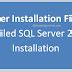 SQL Server Installation Fix Repair A Failed SQL Server 2016 Installation Net Core MVC