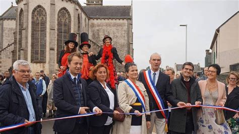 Les Travaux Au Bourg De Hanvec Inaugurés