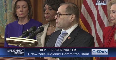 Judiciary Committee Chair Announces Two Articles Of Impeachment Against