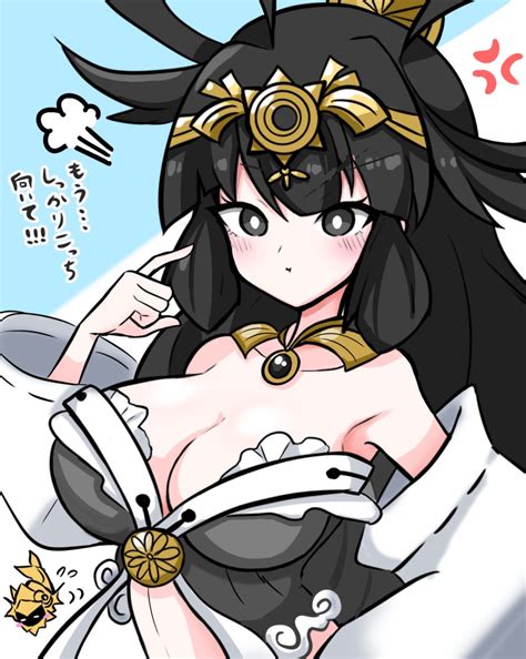 Rule 34 1girls Amaterasu Battle Cats Anger Vein Angry Big Breasts