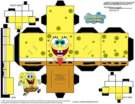 Spongebob Cubeecraft By James J123 On Deviantart