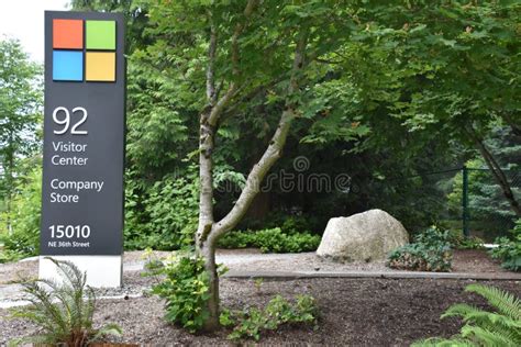 Microsoft Visitor Center At The Headquarters In Redmond Washington