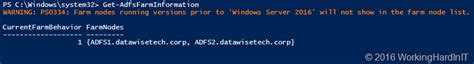 Migrate A Windows Server 2012 R2 Ad Fs Farm To A Windows Server 2016 Ad Fs Farm Working Hard In It