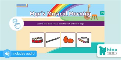 Mya S Musical Morning Look And Listen Activity Twinkl