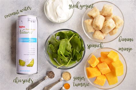 Post Workout Green Smoothie Afitcado