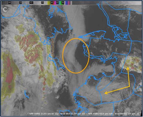 Annotated Advanced Weather Interactive Processing System Awips Screen