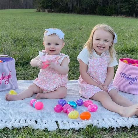 Monogram Easter Bucket Monogram Easter Baskets Monogram Easter Bag