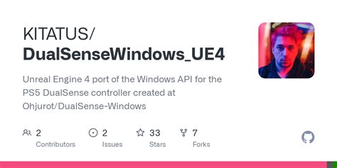 Github Kitatus Dualsensewindows Ue Unreal Engine Port Of The Windows Api For The Ps