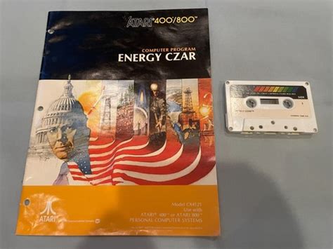 Energy Czar Atari 400800 Cassette Tape Video Game In Case Wmanual