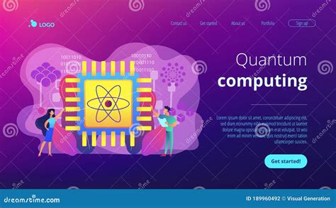 Optical Technology Photonics Research Quantum Computing Concept Tiny