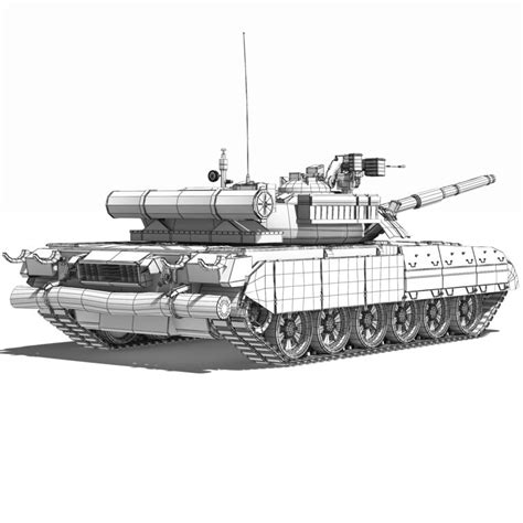 Tank T 80ud 2012 368361 3d Model Download 3d Model Tank T 80ud 2012