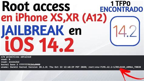 jailbreak para a12 iphone xs xr‼ ️ 1 tfp0 encontrado🔥 noticias🔥