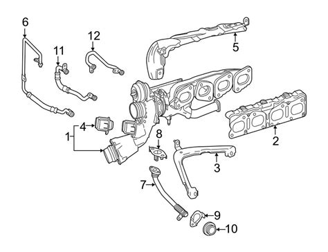 Genuine Mercedes Benz 2741420180 Turbocharger Gasket