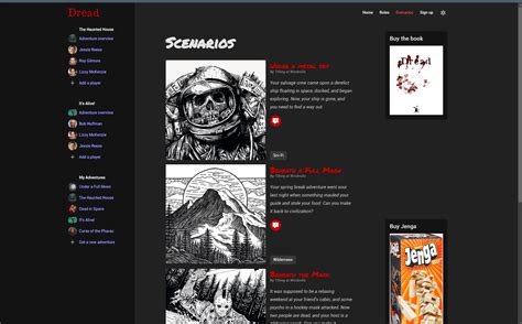 New Dread Companion Site Rdread