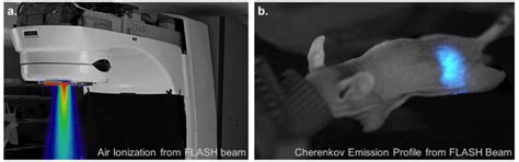 A Air Scintillation Produced By The Uhdr Beam From A Converted Linac